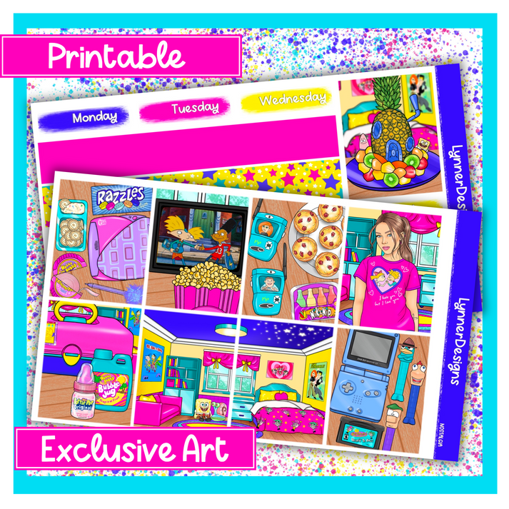 Printable - Nostalgia Weekly Kit – LynnerDesigns