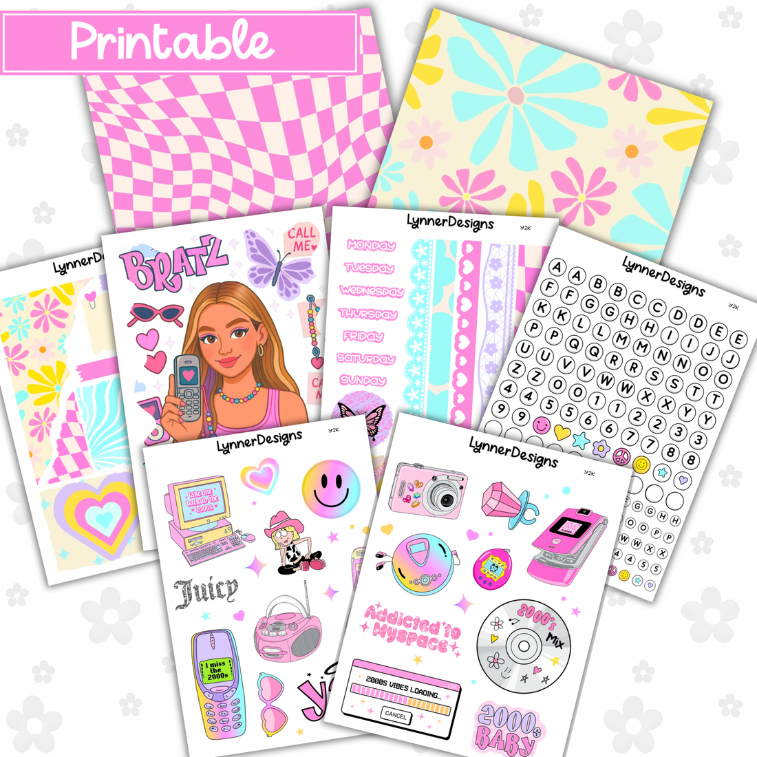 Printable - Y2K Journaling Kit – LynnerDesigns