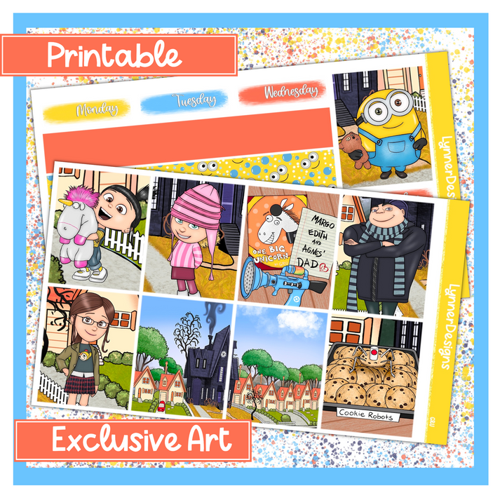 Printable - Gru Weekly Kit – LynnerDesigns