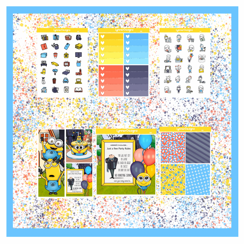 Printable - Gru Weekly Kit – LynnerDesigns