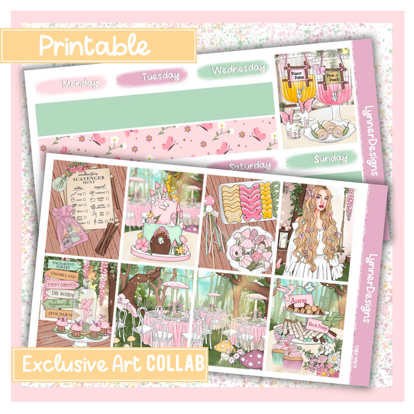 Printable - Fairy Party Weekly Kit – LynnerDesigns