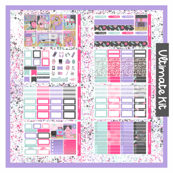 Printable - Gamer Girl Weekly Kit – LynnerDesigns