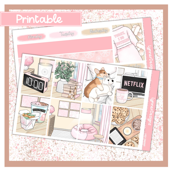 Printable - Lazy Sundays Weekly Kit – LynnerDesigns